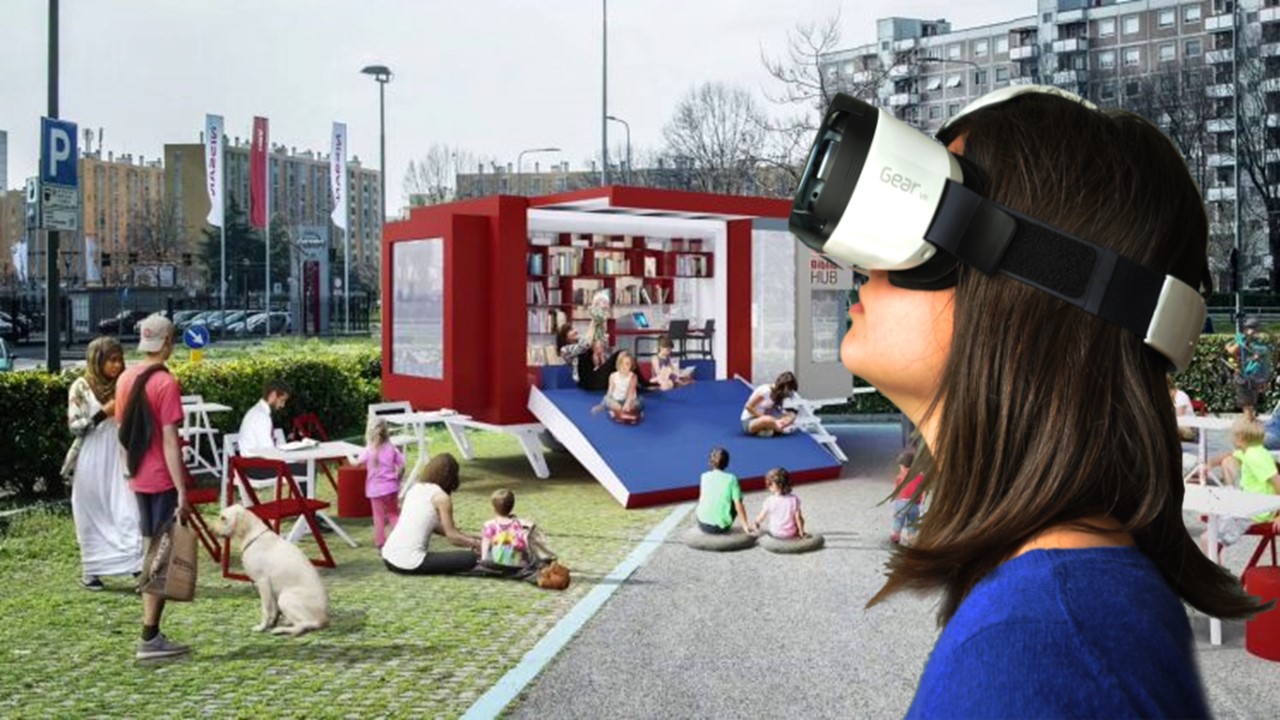BIBLIOHUB - la realtà virtuale nella biblioteca itinerante - Carraro Lab